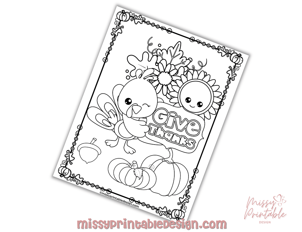 Free Printable Thanksgiving Activities - MissyPrintableDesign