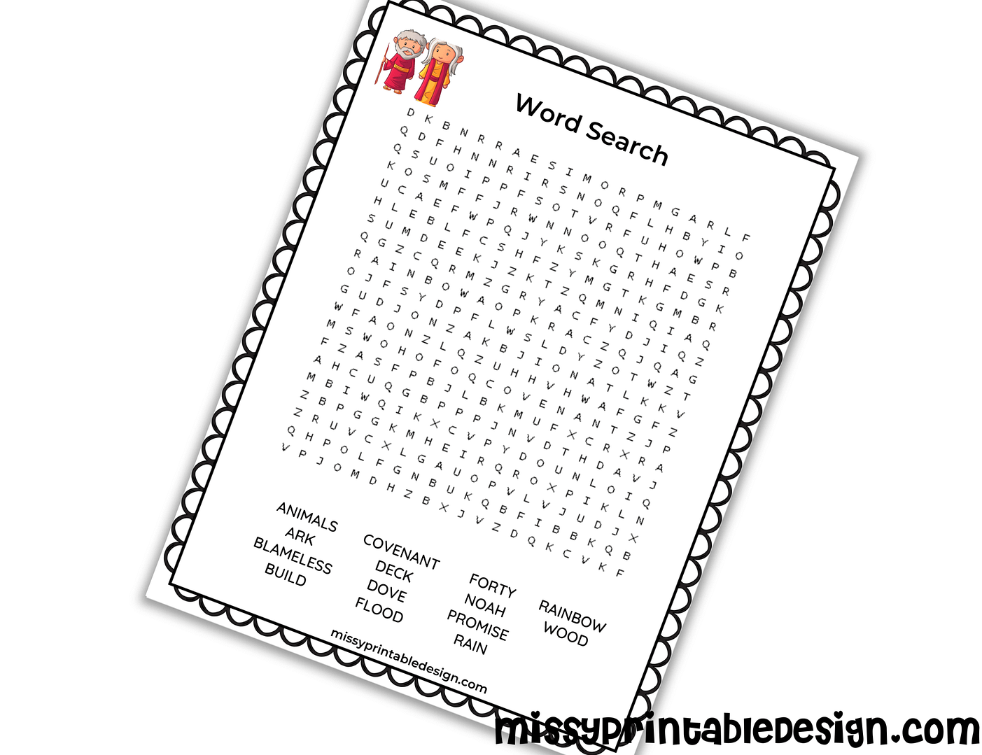 Free Noah’s Ark Printables - MissyPrintableDesign