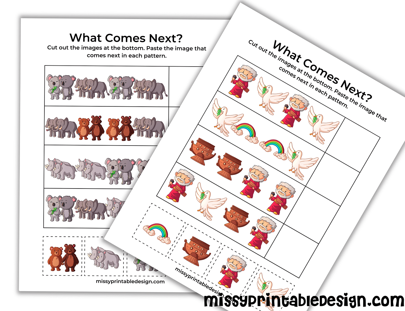 Free Noah’s Ark Printables - MissyPrintableDesign