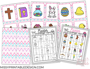 Free Easter Scavenger Hunt Printable - MissyPrintableDesign